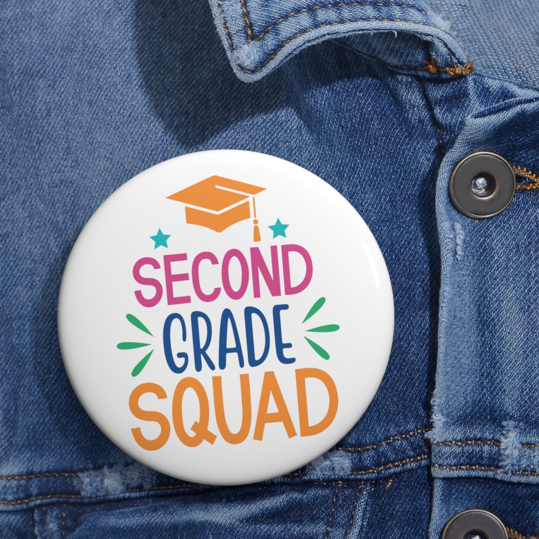 Second Grade Squad, Cute Way to Keep the Memory, Back to School, Custom ...