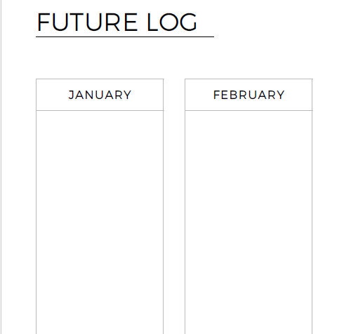 Bullet Journal Bullet Journal Template Bullet Journal Pages Digital ...