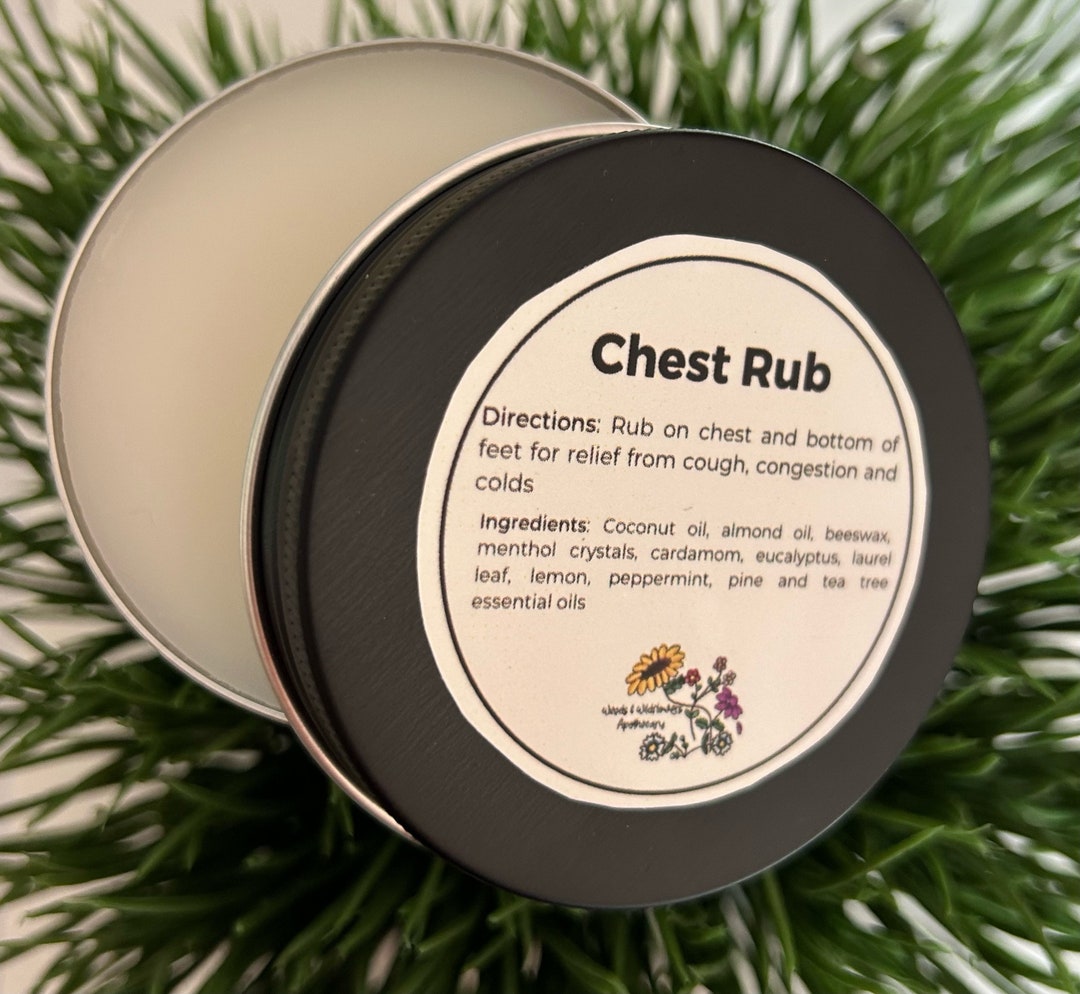 Chest Rub for Relief From Cough, Congestion and Cold Symptoms - Etsy