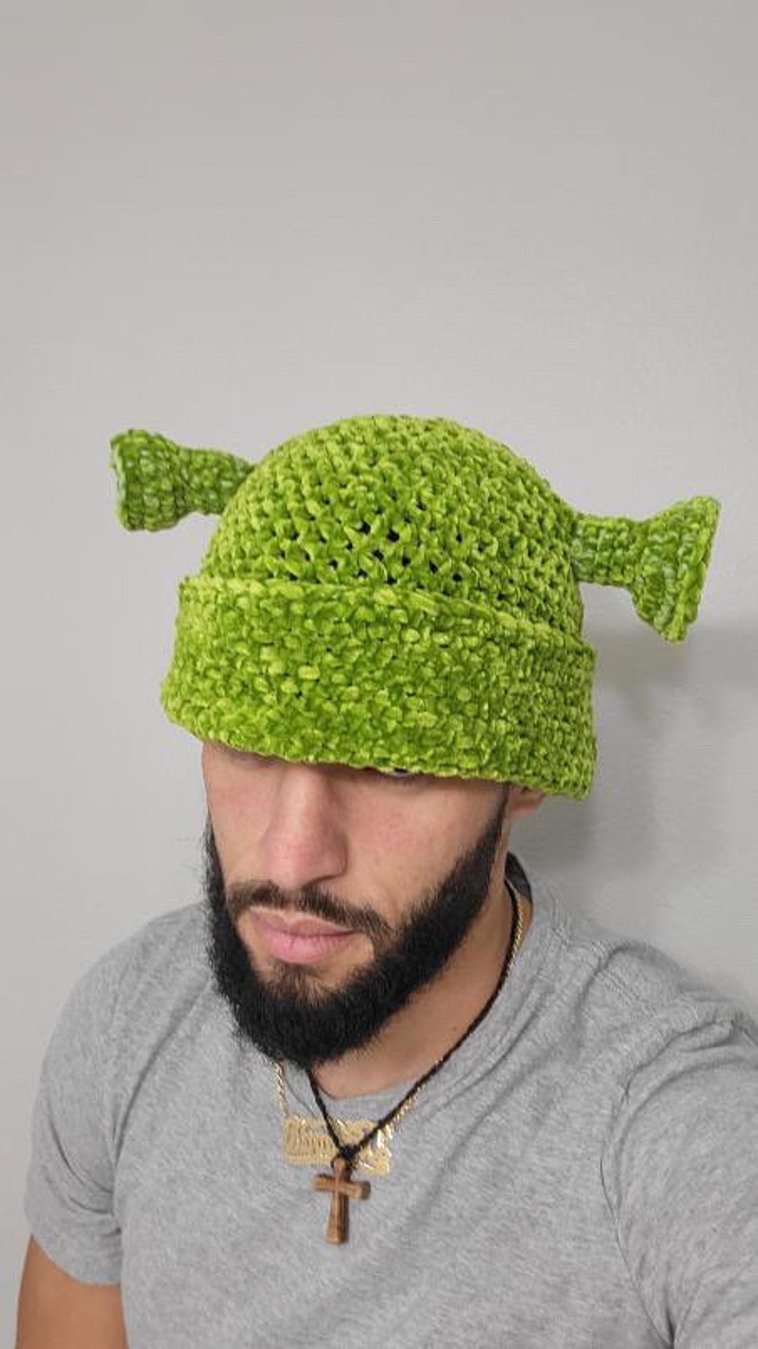 Shrek Velvet Hat - Etsy