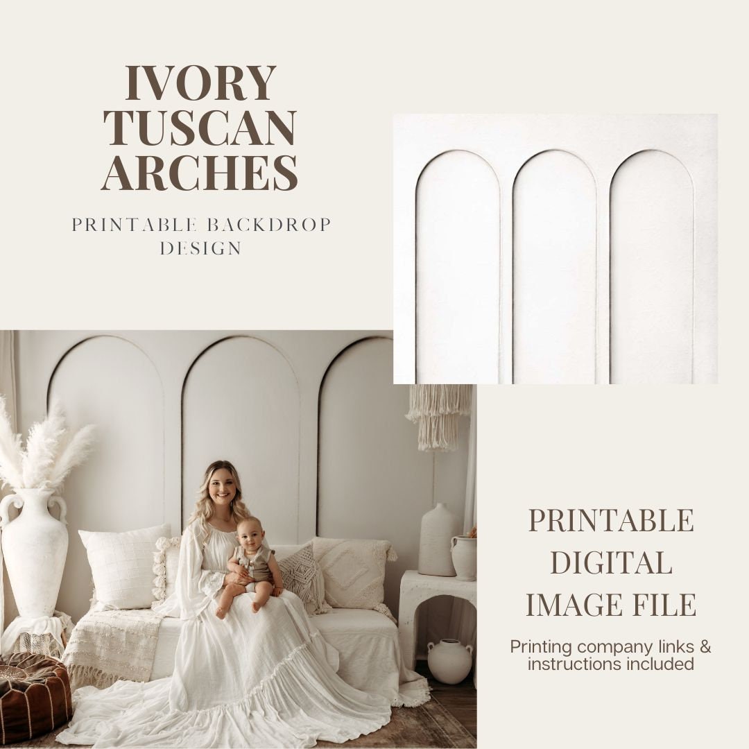 Printable Background for Photography Boho Digital Backdrop for ...