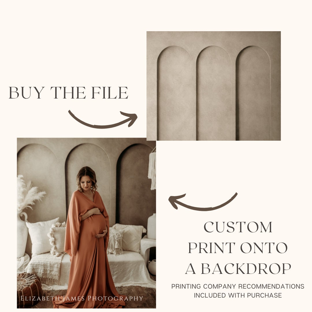 Printable Backdrop for Photography Boho Digital Backdrop for ...