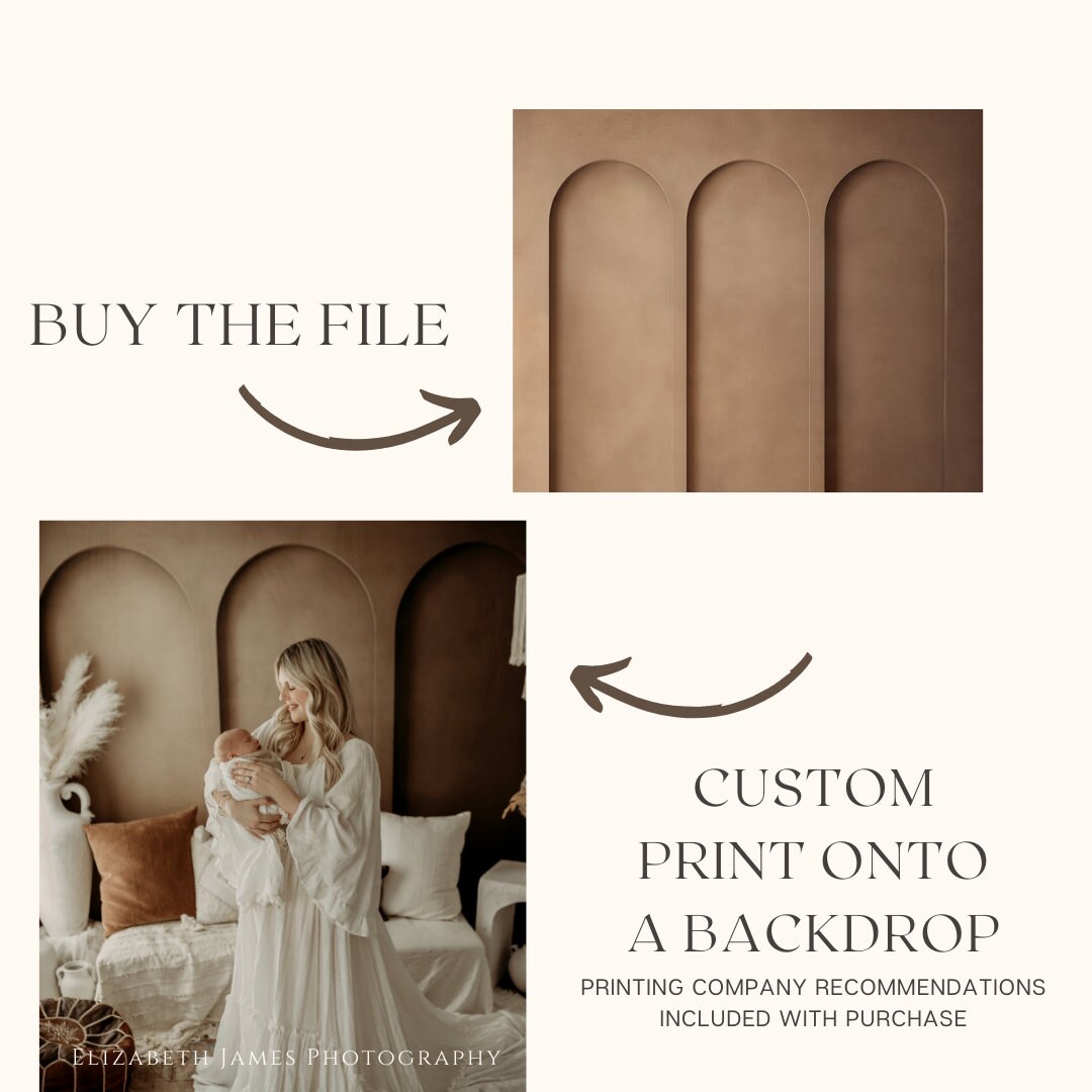 Printable Background for Photography Boho Digital Backdrop for ...