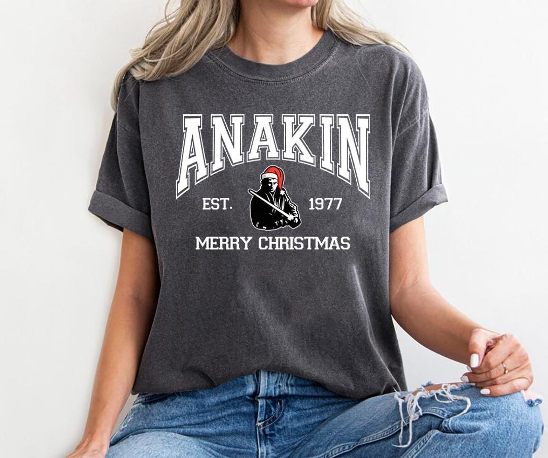 Star Wars Anakin Skywalker Merry Christmas Comfort Colors T-shirt ...