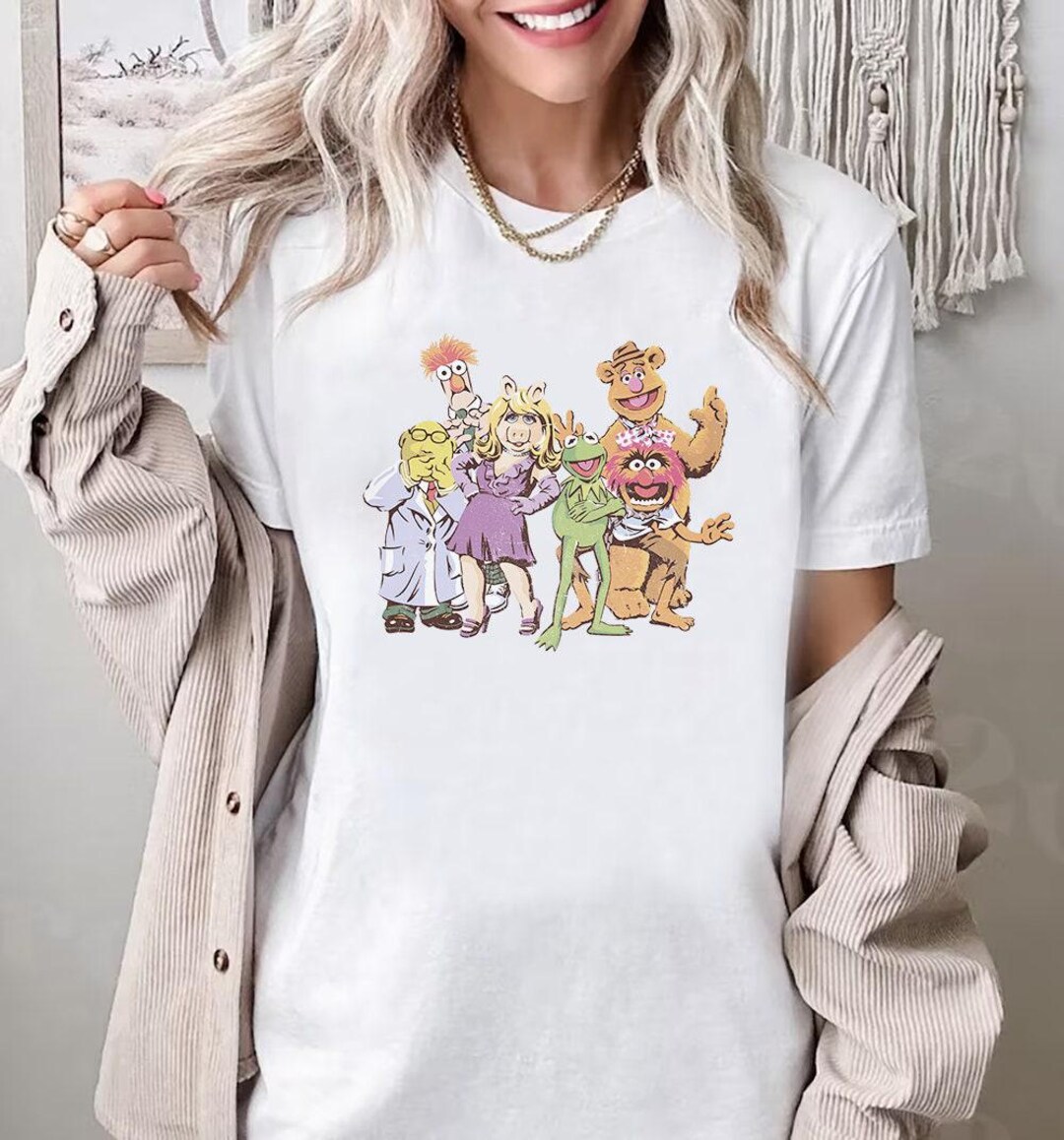 Disney the Muppets Show Group Shot Illustrated Comfort Colors Shirt ...