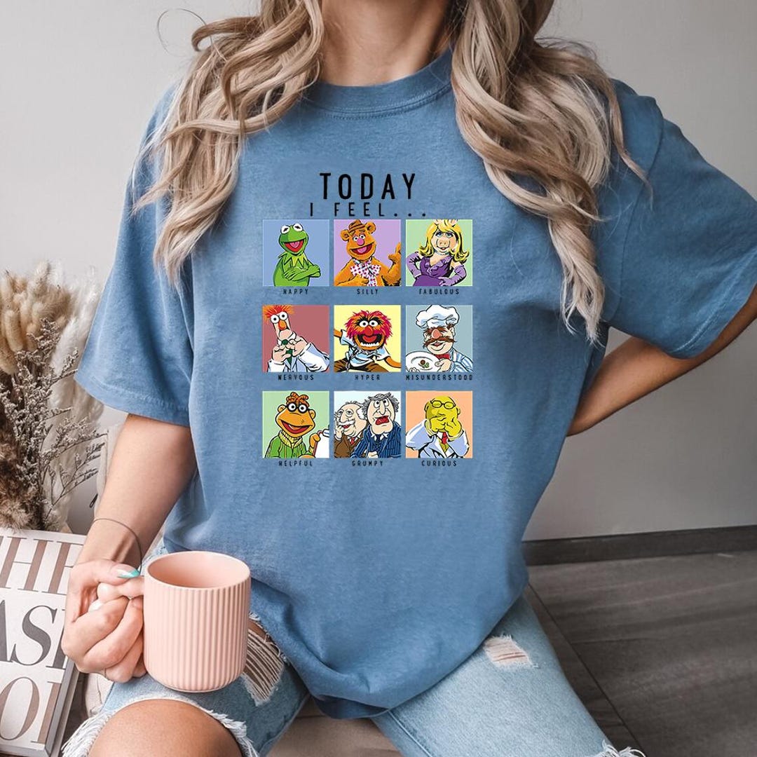 The Muppets Today I Fell Box up Comfort Colors Shirt, Funny Muppets ...