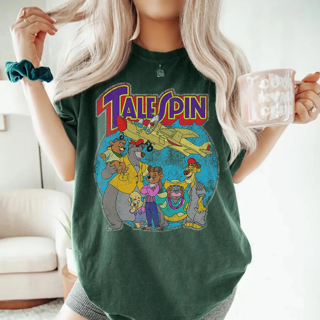 Vintage Disney's Talespin Graphic Comfort Colors T-shirt, Magic Kingdom ...