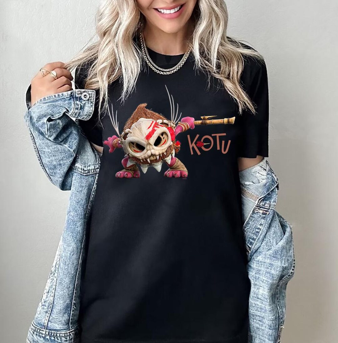 Disney Moana 2 Kotu the Kakamora Action Pose Comfort Colors T-shirt ...