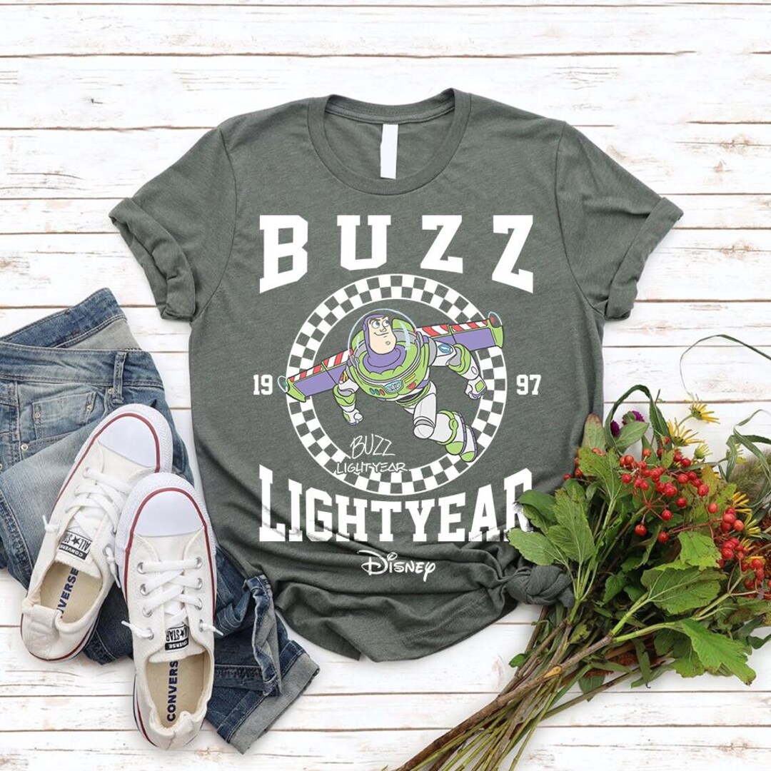 Retro Disney Toy Story Buzz Lightyear Checkerboard Circle Comfort ...