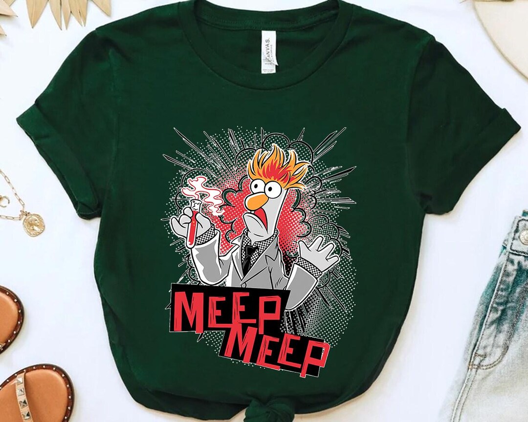 The Muppets Beaker Meep Meep Comfort Colors T-shirt, Muppet Show Beaker ...