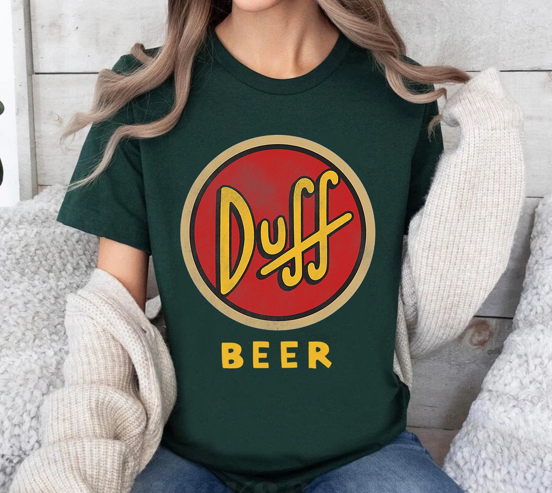 The Simpsons Duff Beer Classic Logo Comfort Colors T-shirt, Homer ...