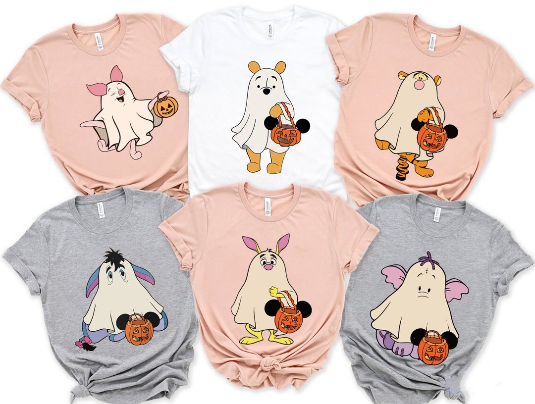 Winnie the Pooh Characters Halloween Comfort Colors T-shirt, Tigger ...