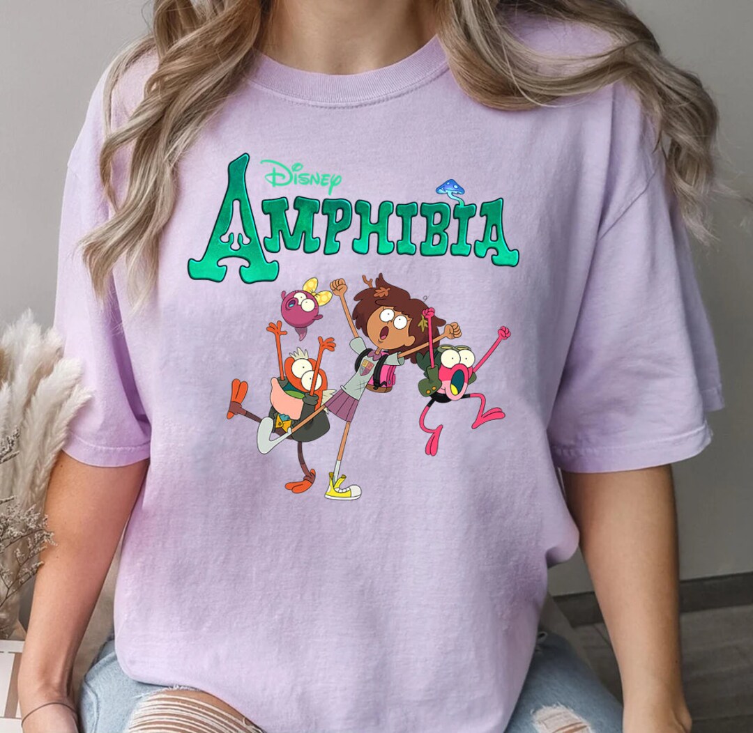 Disney Channel Amphibia Characters Group Shot Comfort Colors T-shirt ...
