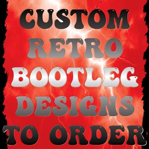 Retro Bootleg Custom PNG - Etsy