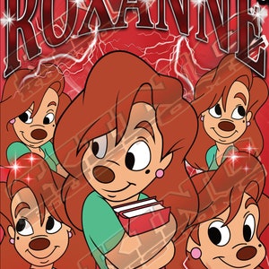 Roxanne Retro Bootleg Custom PNG - Etsy