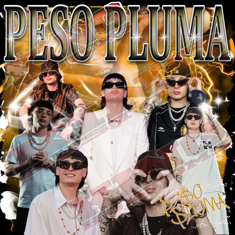 Peso Pluma Retro Custom PNG Design - Etsy