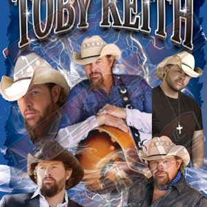 Toby Keith Retro Custom PNG - Etsy