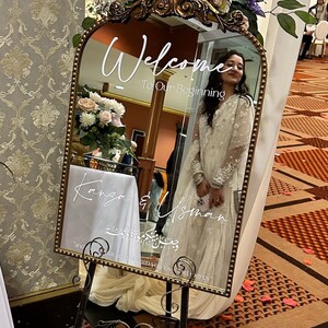 Welcome Mirror Sign - Etsy