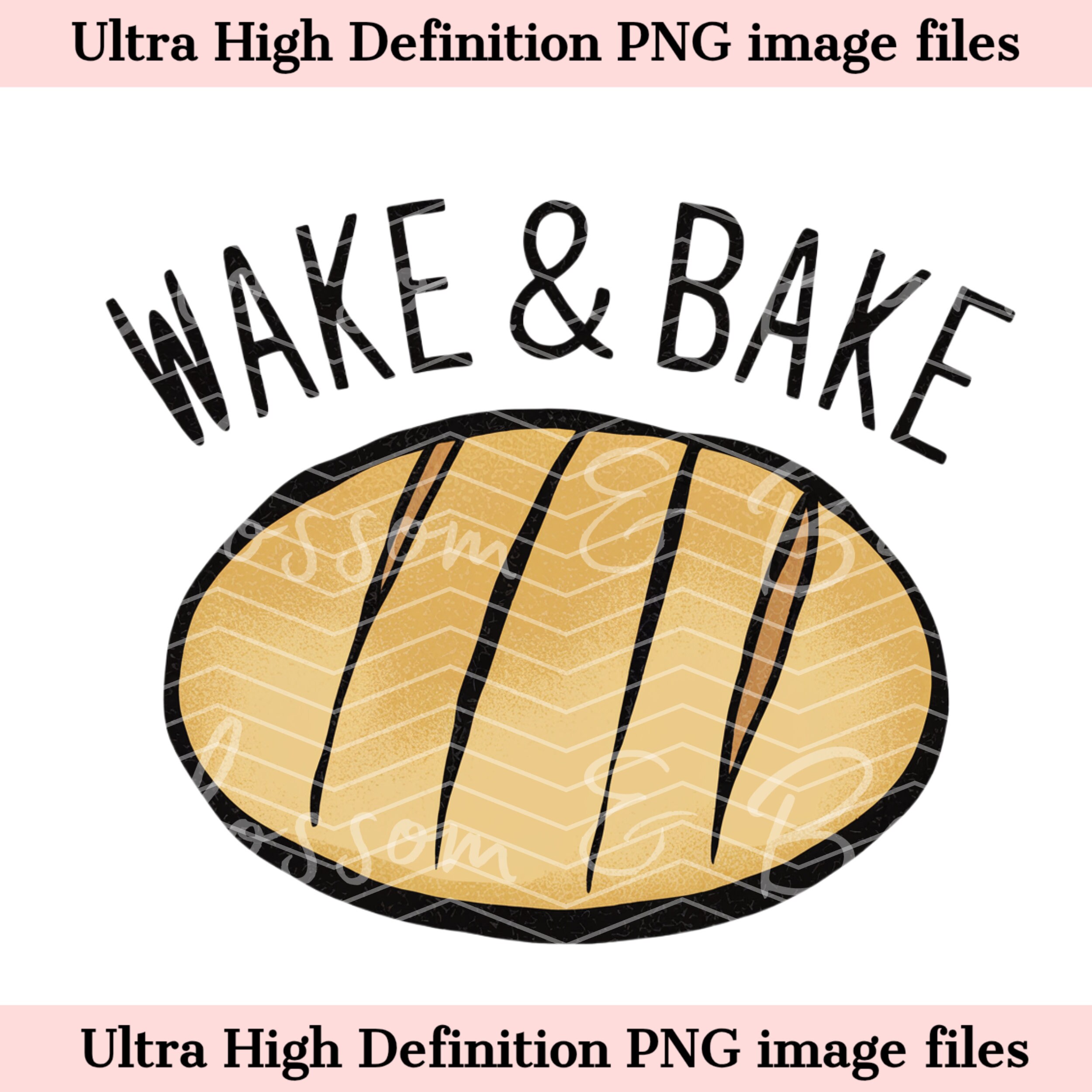 Digital Wake and Bake PNG Sourdough Clip Art Bread PNG File Sourdough ...