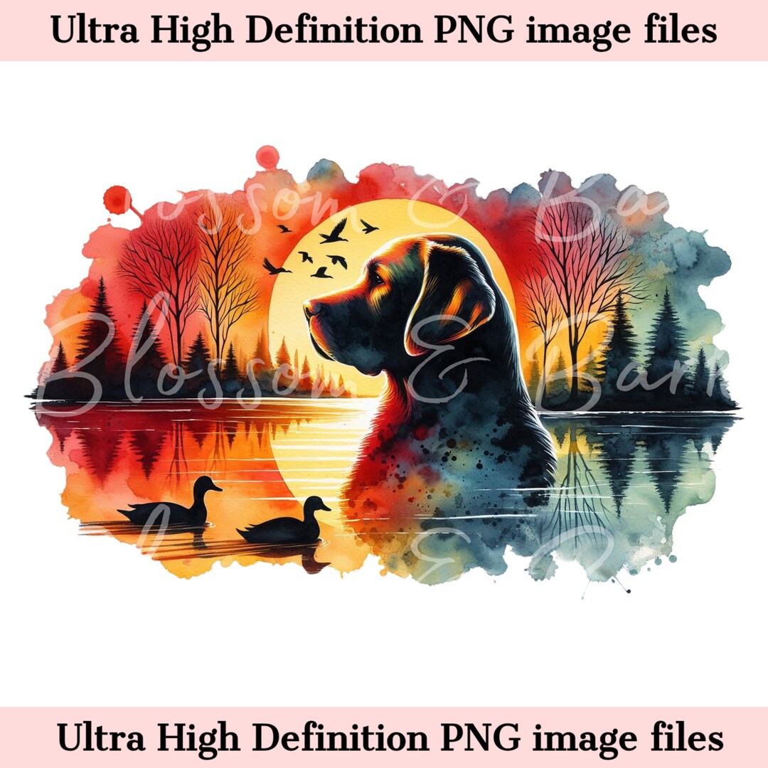 Digital - Labrador Retriever PNG Instant Download for Hunting Shirt ...