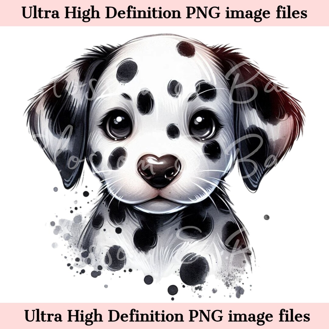 Cute Dalmatian PNG - Instant Download for Cute Dalmatian Dog Mom Shirt ...