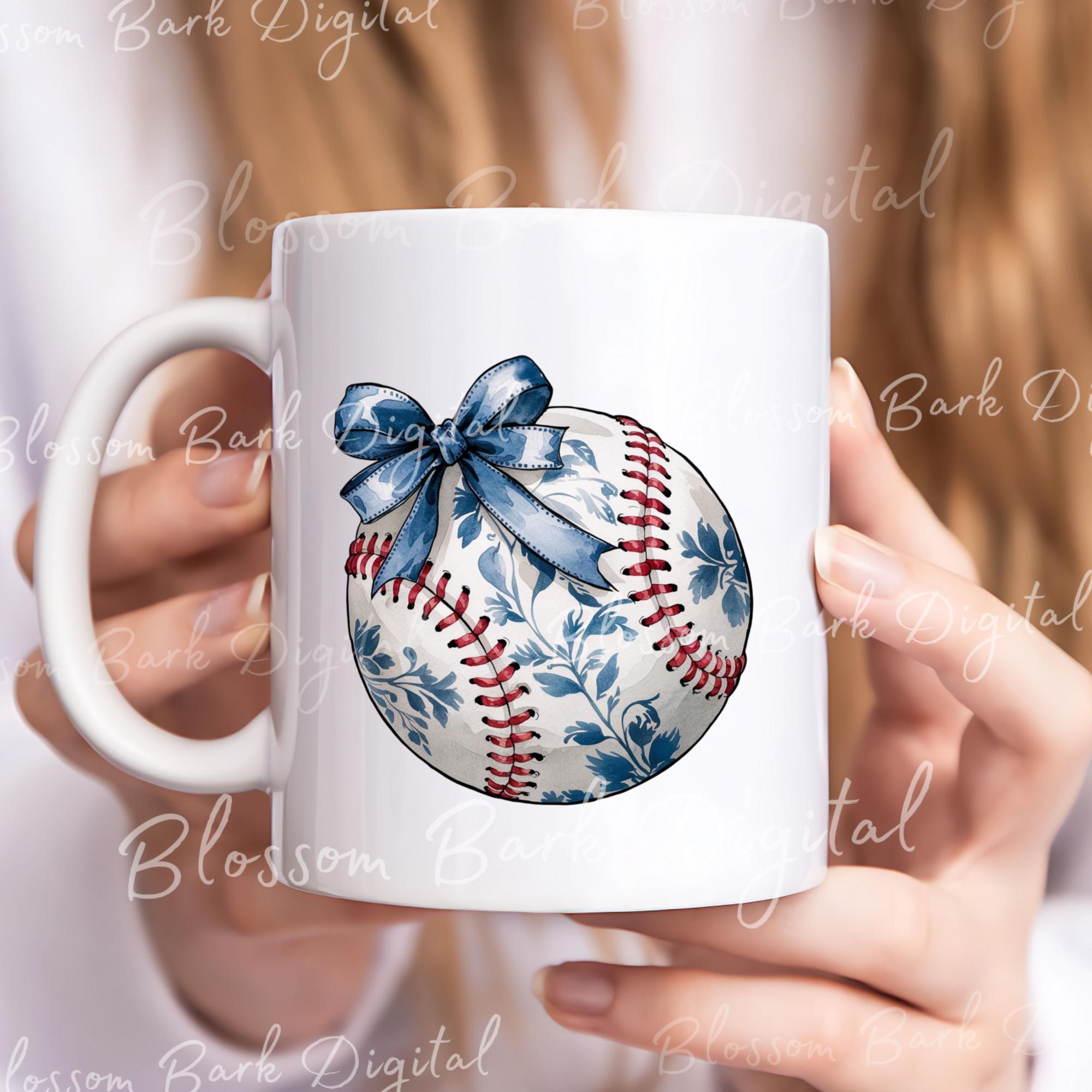 Girly Floral Baseball PNG - Instant Download for Girly Sports Shirt PNG ...