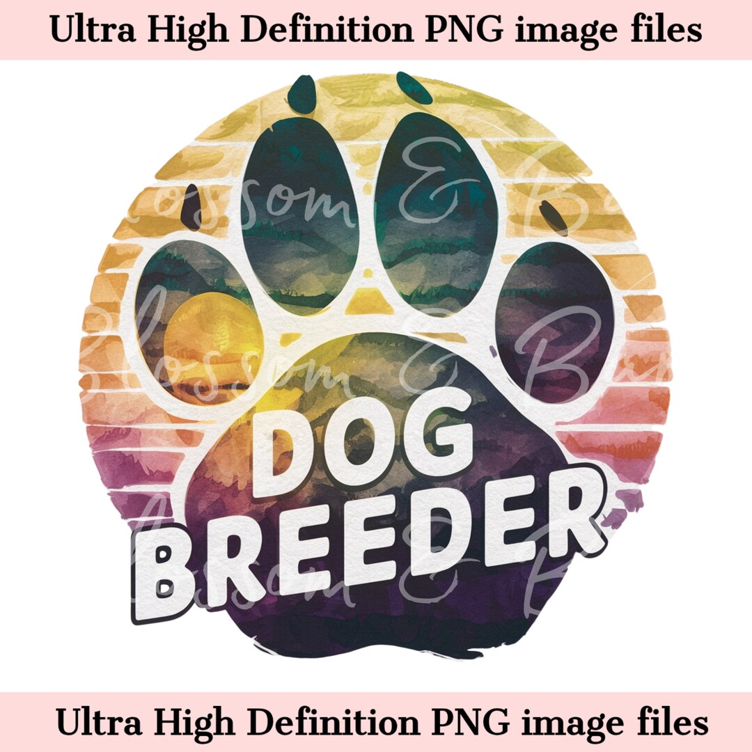 Digital Dog Breeder PNG - Pet Grooming PNG - Instant Download for Pet ...