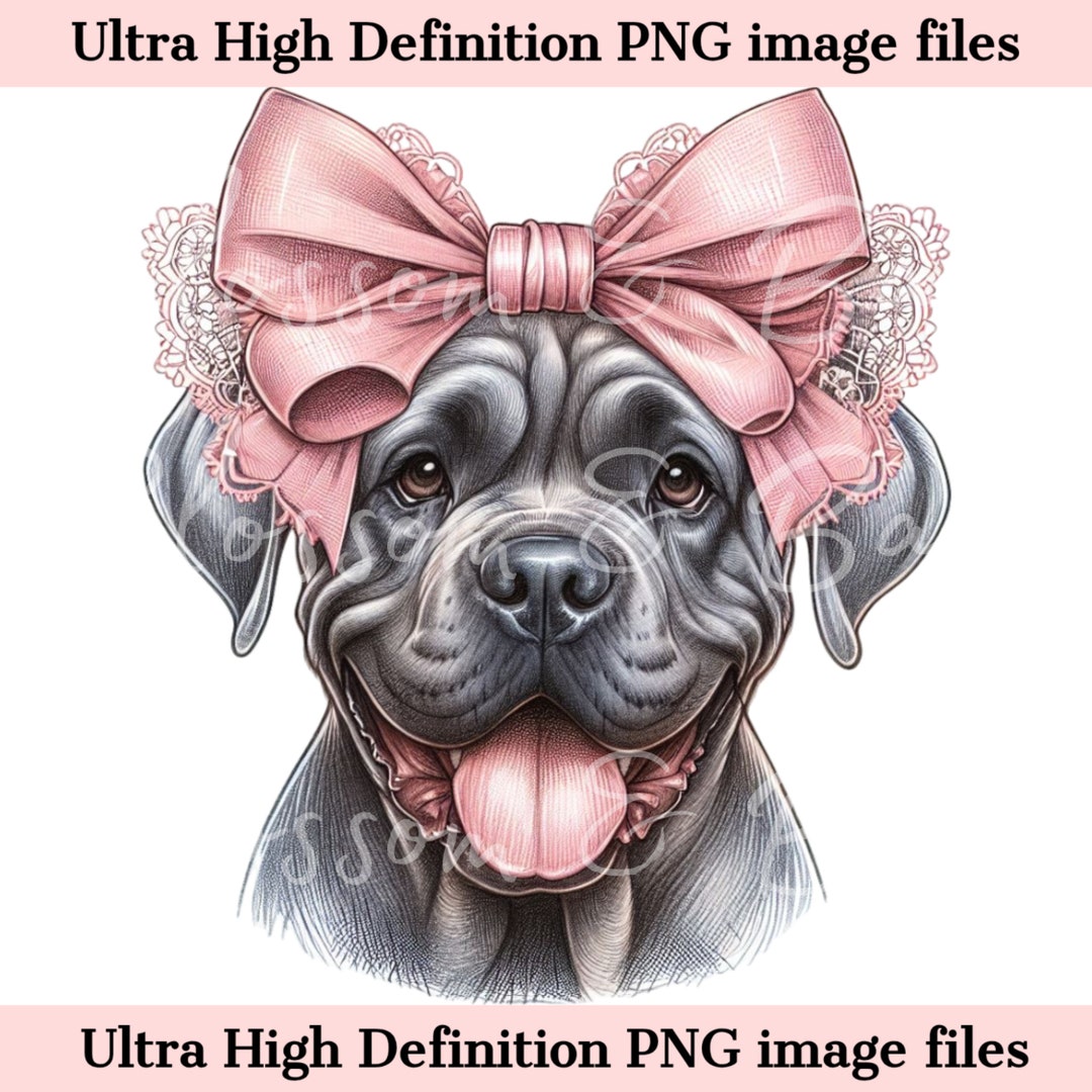 Pretty Cane Corso PNG Cute Italian Mastiff Dog PNG - Coquette Pet ...