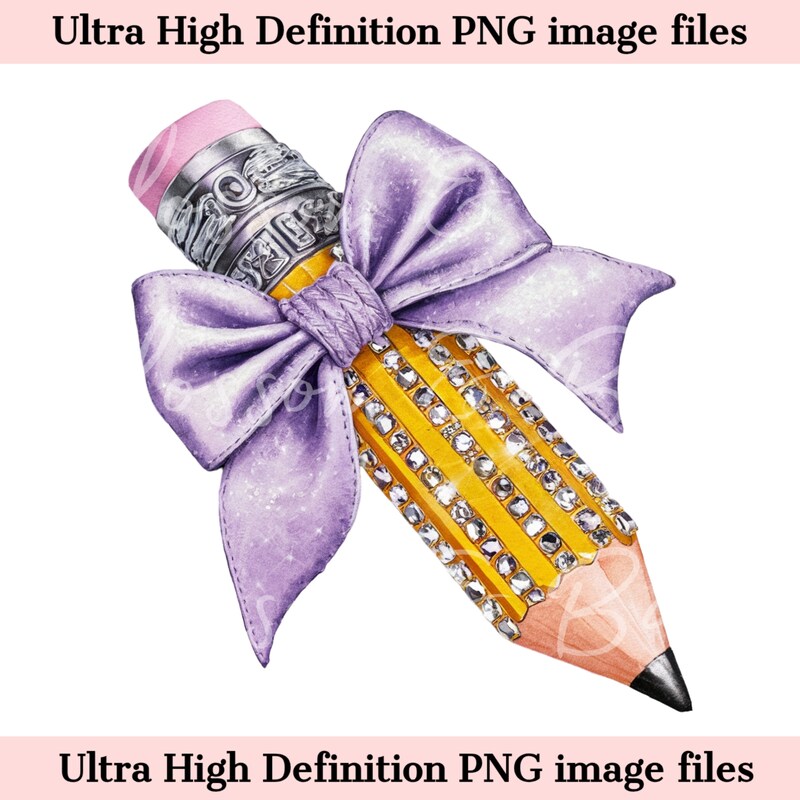 Bedazzled Pencils - Etsy