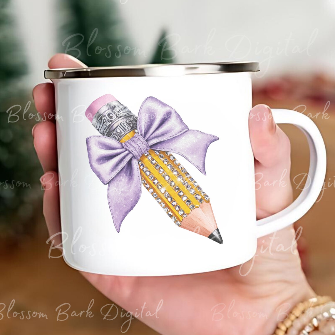 Retro Bedazzled Pencil PNG - Instant Download - Cute Teacher PNG for ...