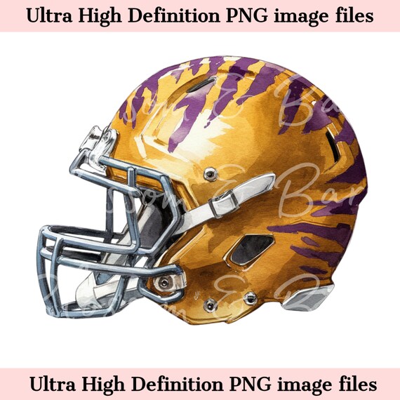 Tiger Football Helmet Decals