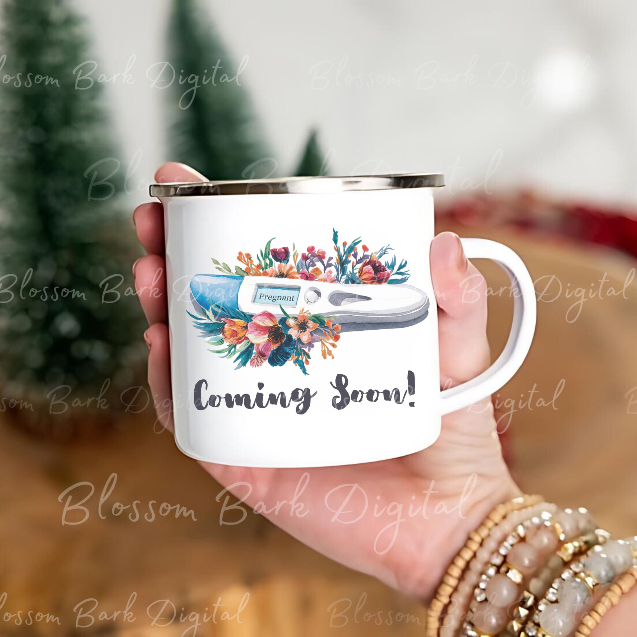 Pregnancy Announcement PNG - Instant Download Coming Soon Baby and IVF ...