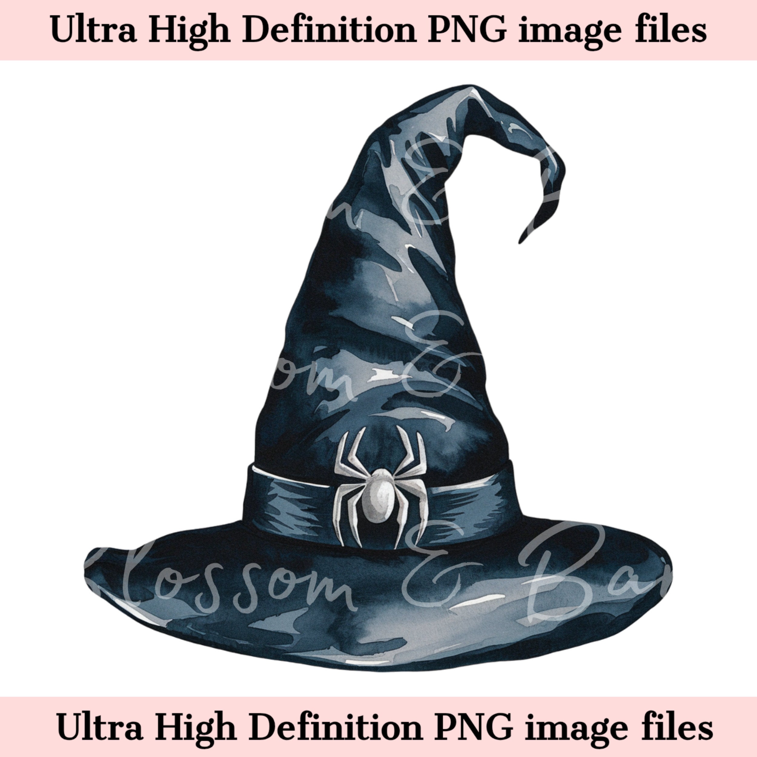 Digital Art Witch Hat PNG Classic Halloween PNG Witch Clip Art Witches ...