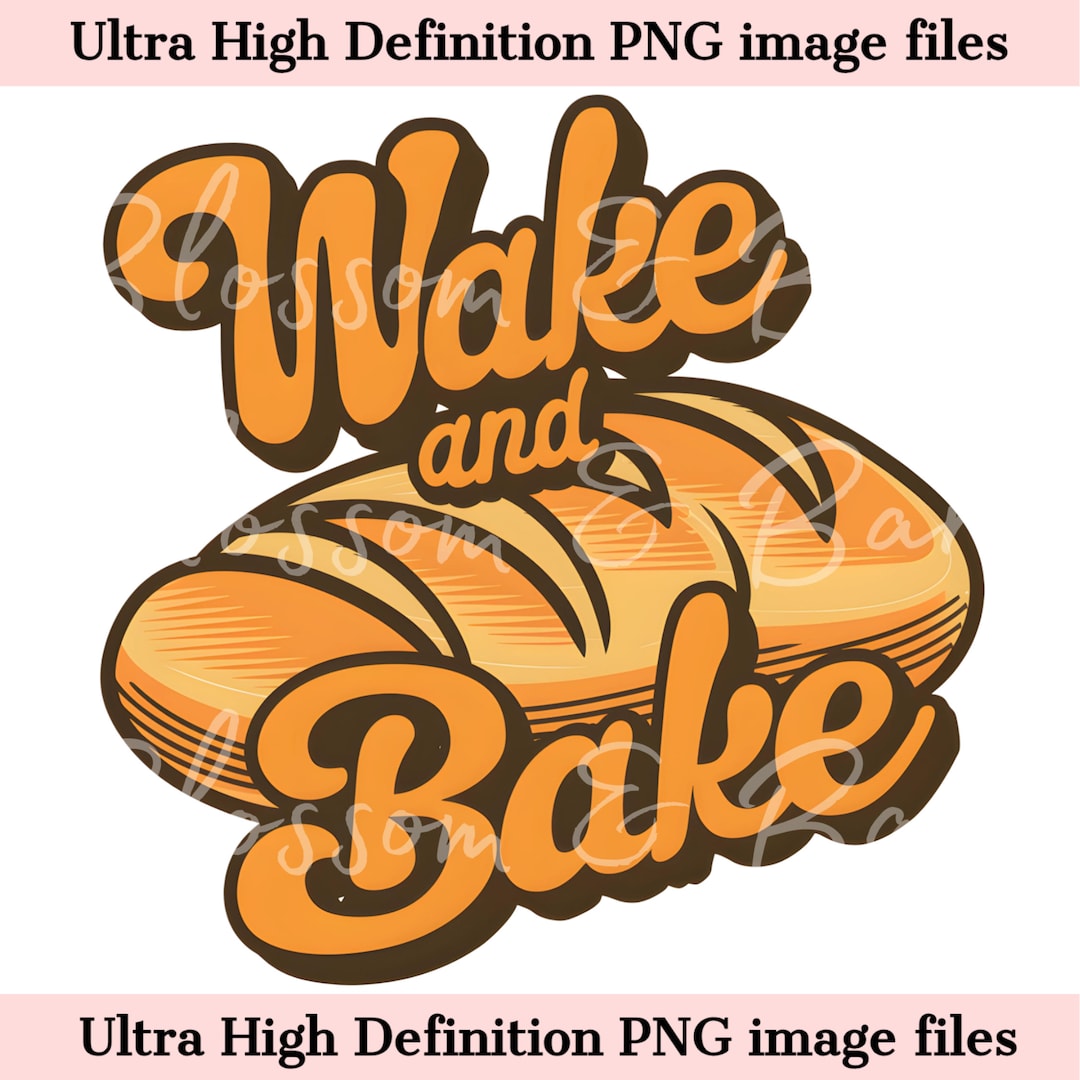 Digital - Wake and Bake PNG Sourdough Clip Art - Bread PNG File ...