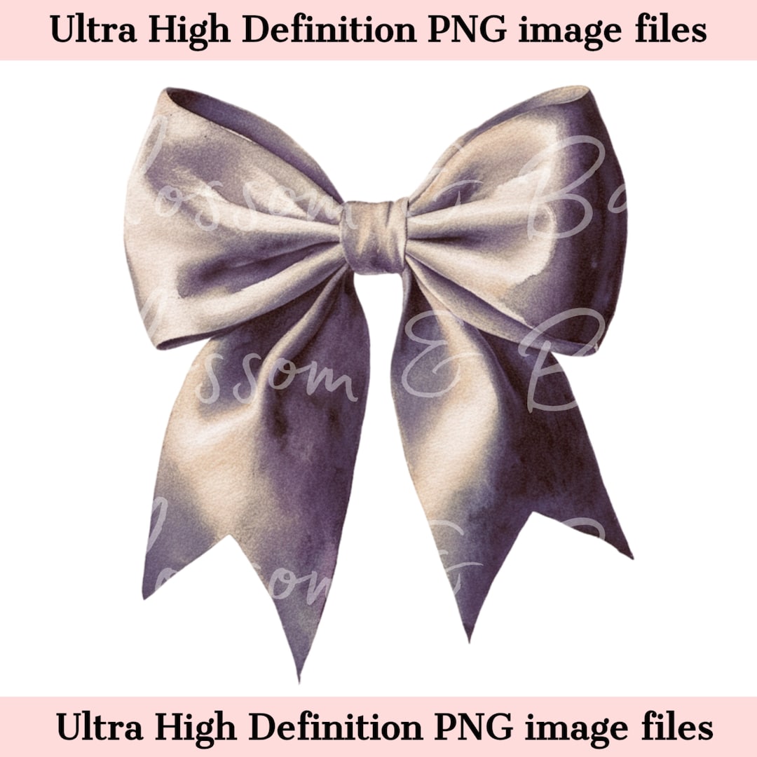 Digital White Bow PNG Simple Coquette PNG - Clip Art Download for ...