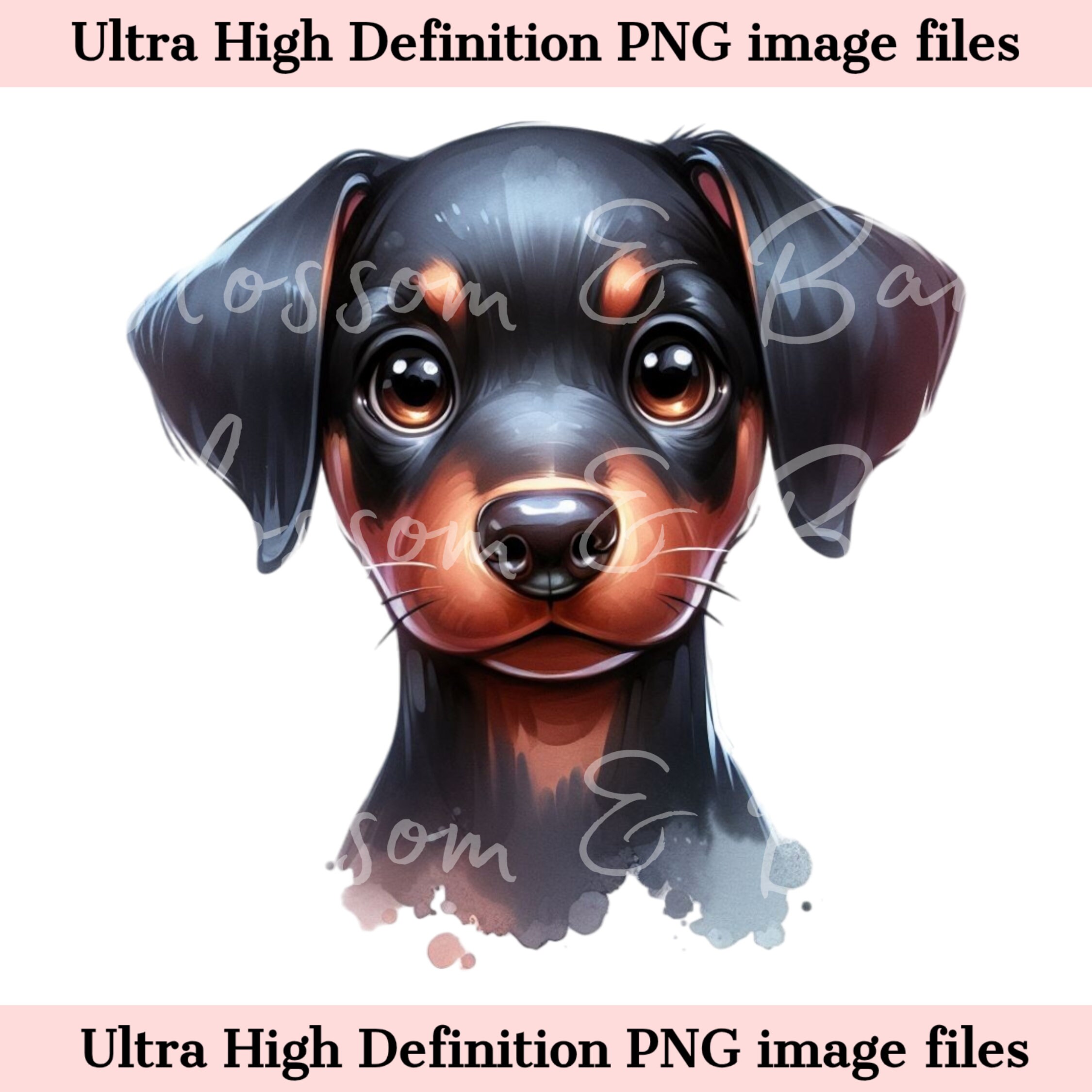 Cute Miniature Pinscher PNG Instant Download for Cute Dobbie Dog Mom ...