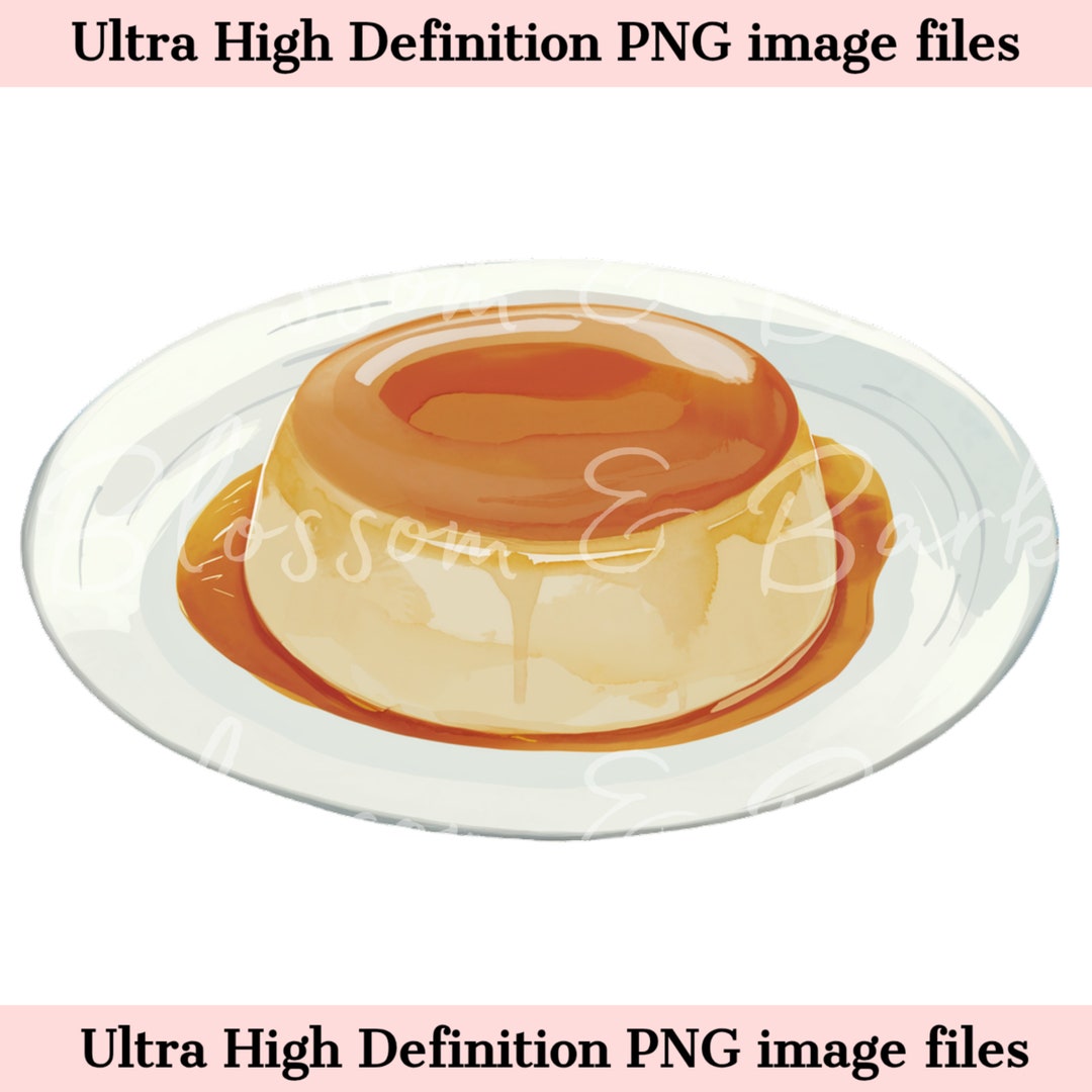 Digital - Flan PNG Simple Latin American PNG - Puerto Rican Clip Art ...