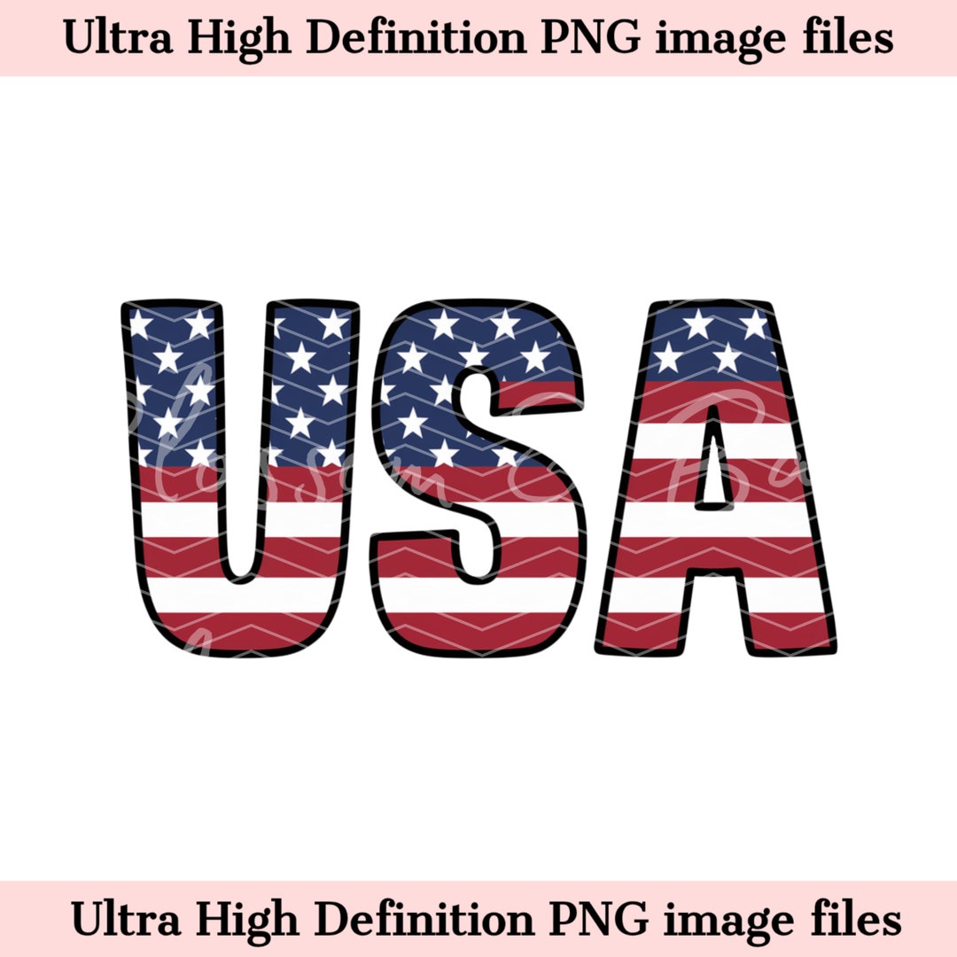 Doodle Americana USA PNG - Instant Download for Simple 4th of July PNG ...