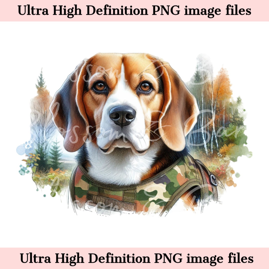 Digital - Hunting Beagle PNG - Instant Download for Hunting Shirt ...