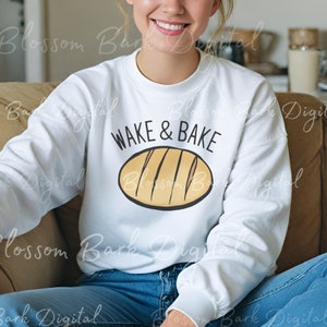 Digital - Wake and Bake PNG Sourdough Clip Art - Bread PNG File ...