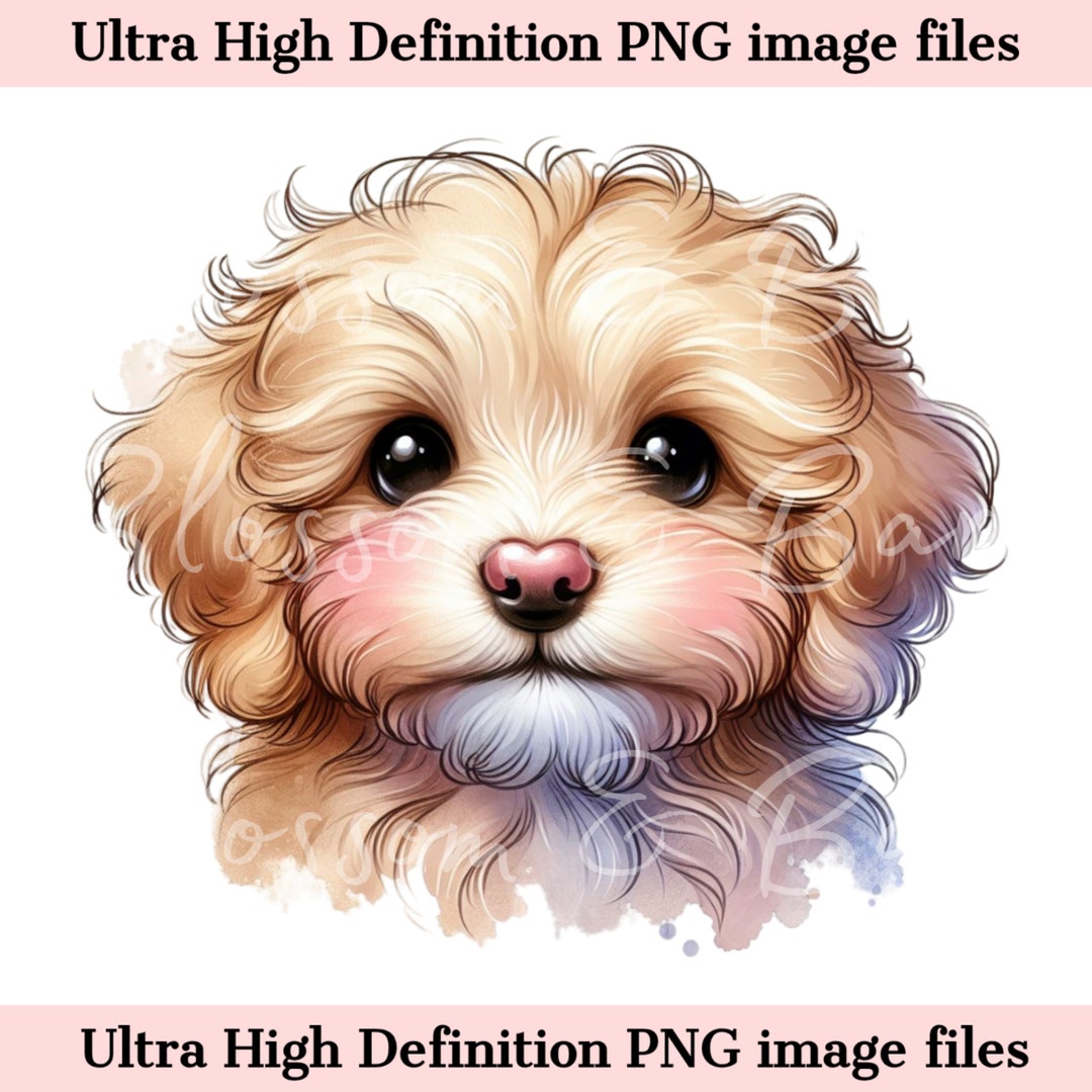 Cute Goldendoodle Dog PNG - Instant Download for Cute Doodle Dog Mom ...