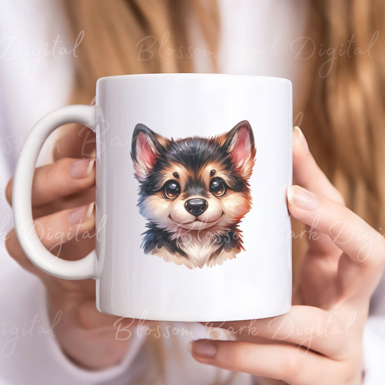 Cute German Shepherd PNG - Instant Download for Cute Dog Mom Shirt ...