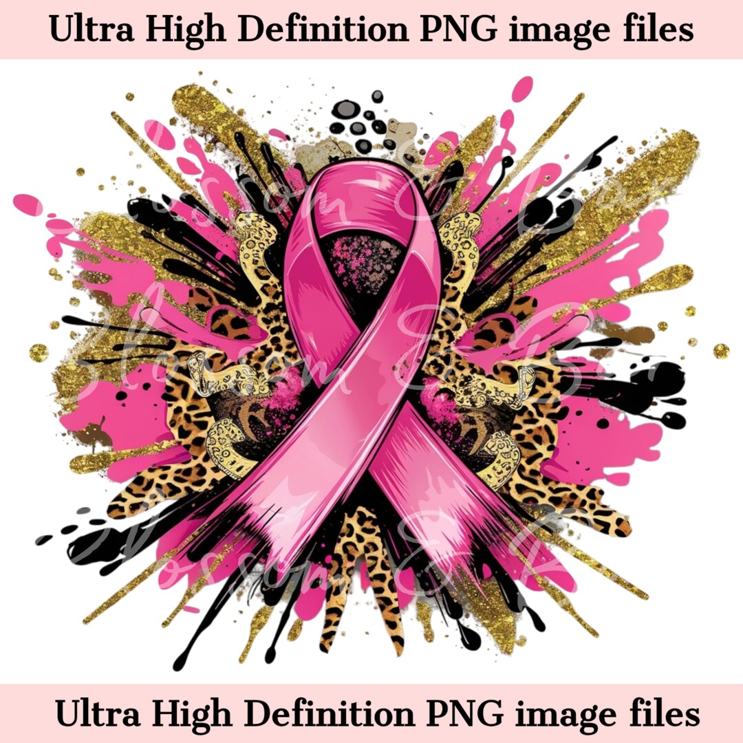 Digital Vibrant Cancer Survivor PNG Watercolor Breast Cancer PNG ...
