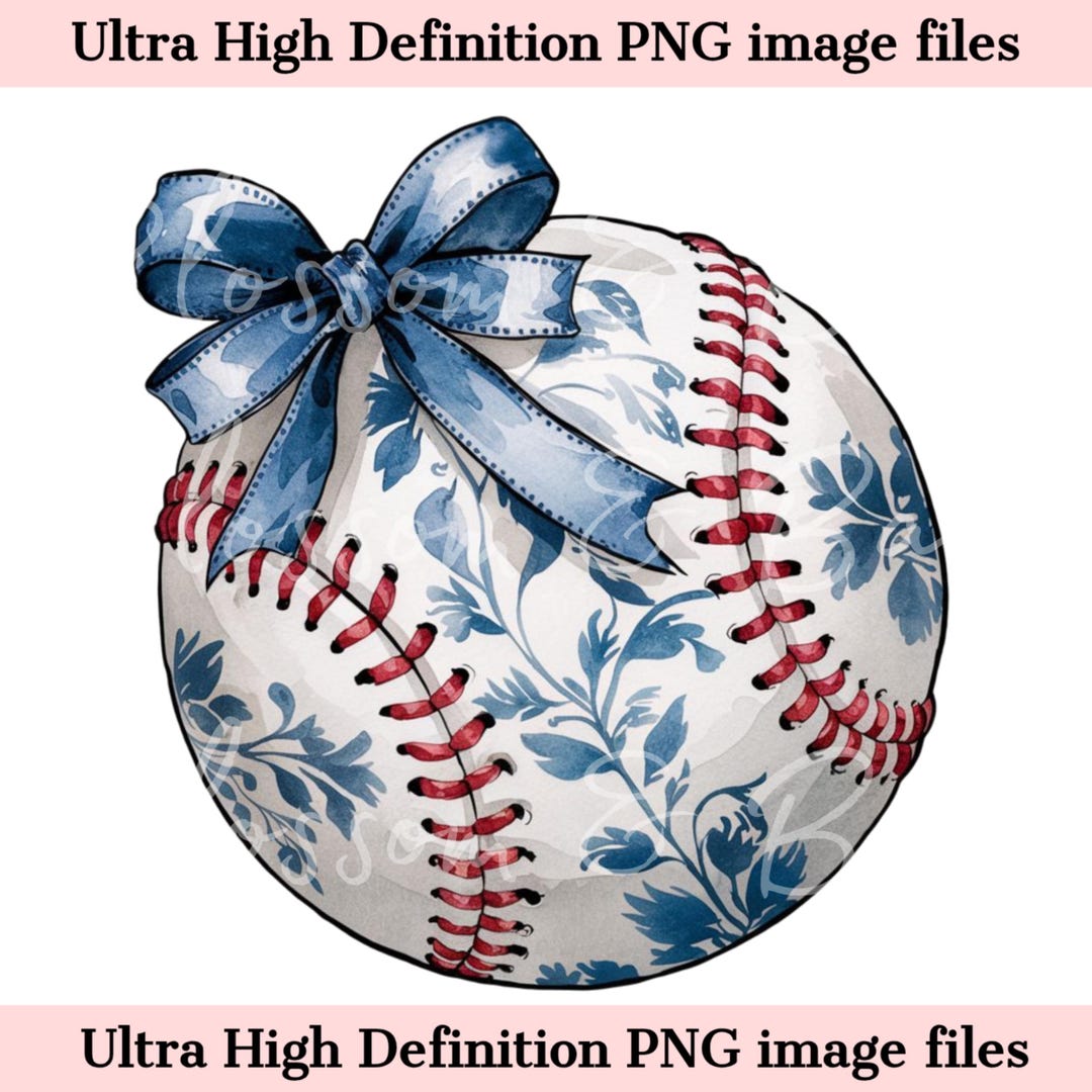 Girly Floral Baseball PNG - Instant Download for Girly Sports Shirt PNG ...