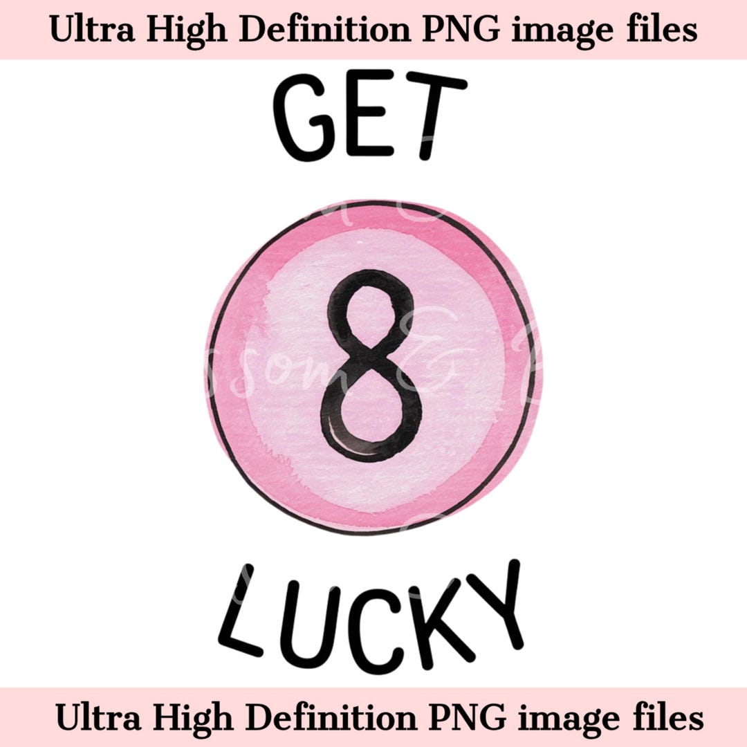 Digital - Cute Magic 8 Ball PNG - Instant Download for Retro Girly ...