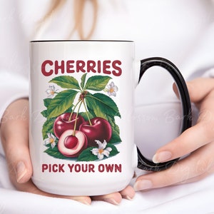 Digital Cherry Picking PNG - Instant Download for Simple Living Shirt - Cherry Png Cottagecore ...