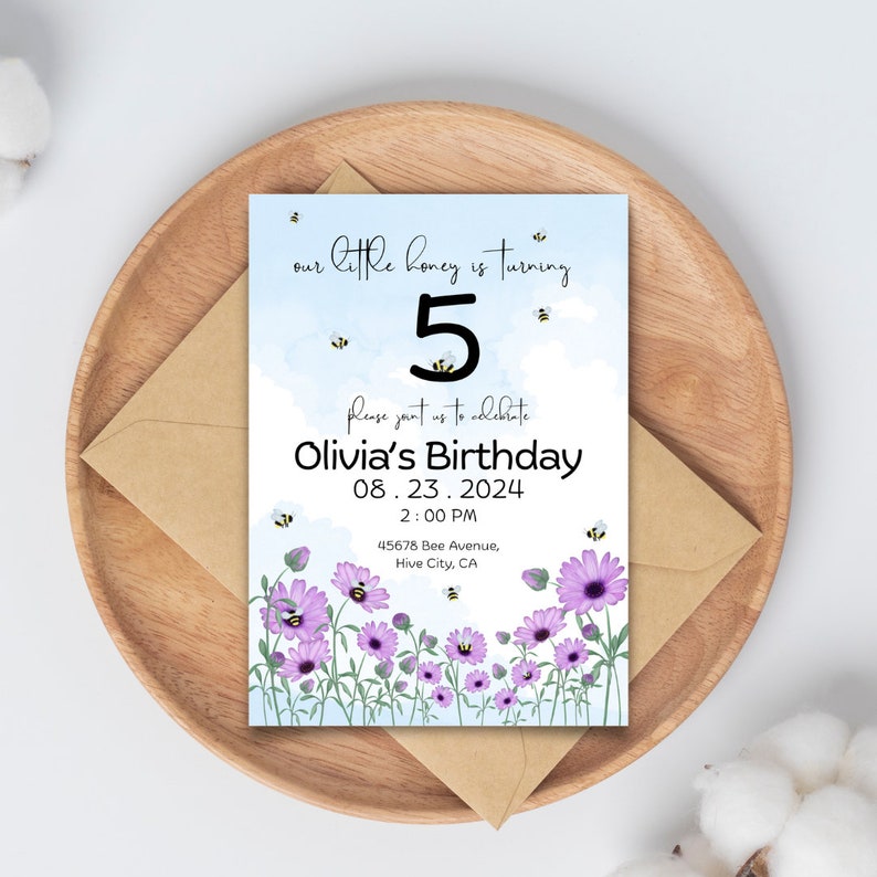 Digital Download Birthday Invitation Template - Edit and Print in ...