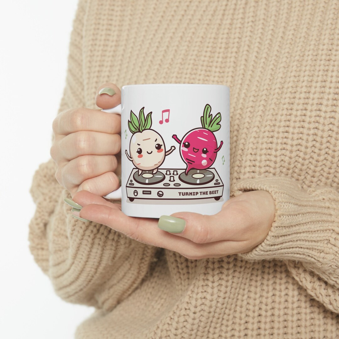 Turnip the Beet Mug, Mug, Coffee Cup, Puns, Funny, Funny Mug, Joke Mug ...