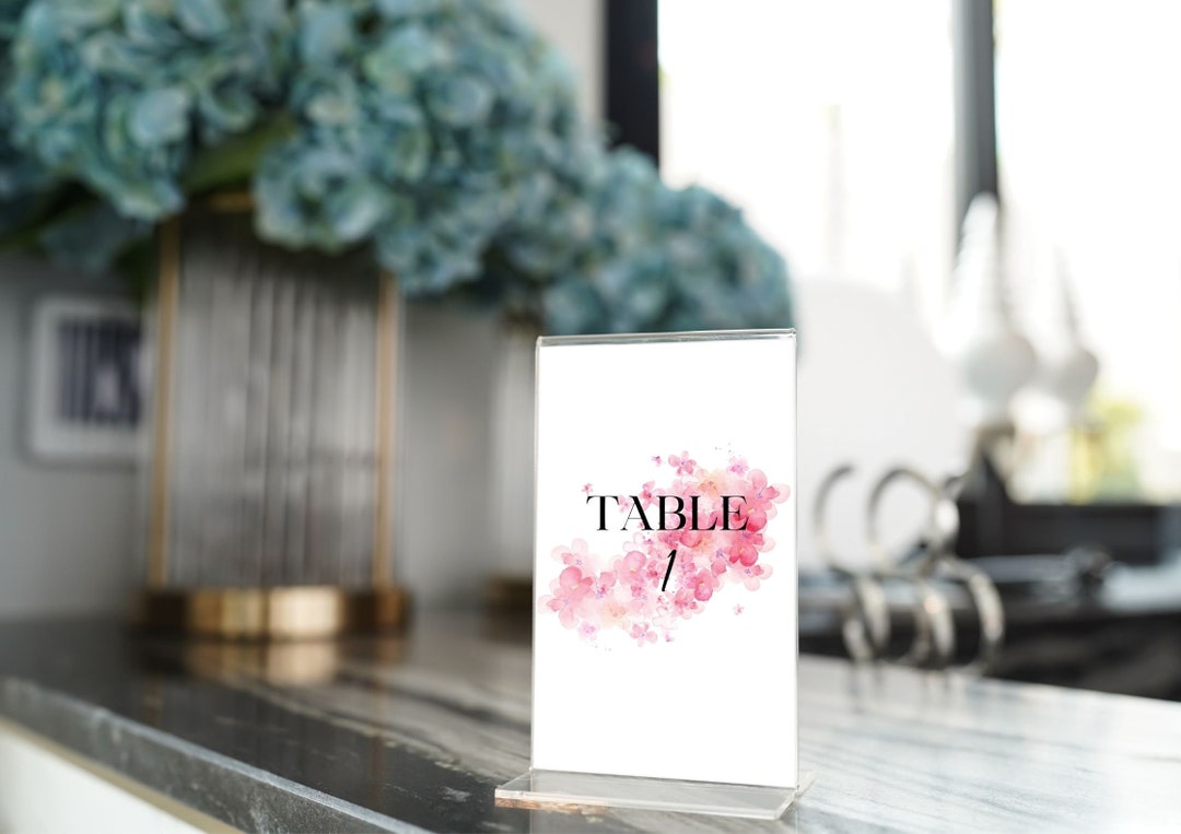 An Afternoon in Paris Table Numbers | Set of 10 | Bridal Shower Table ...