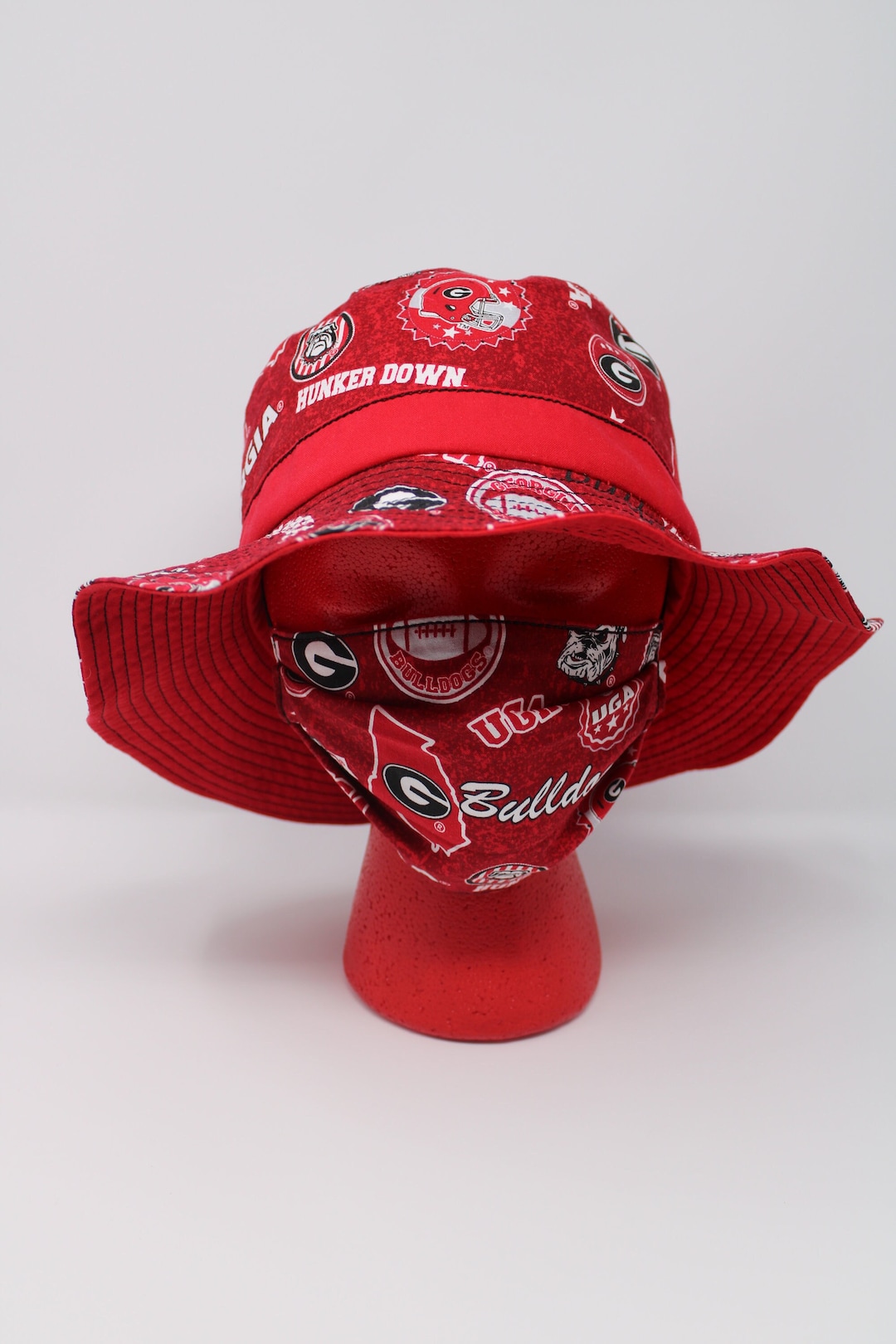 Georgia Bulldogs Wide Brim Bucket Hat and Mask (unisex) - Etsy